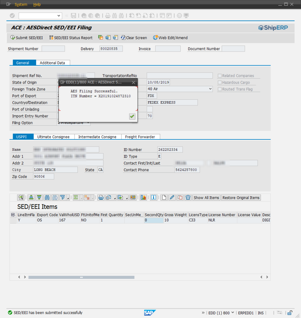 Automated Export System & Customs Compliance | Ship AES